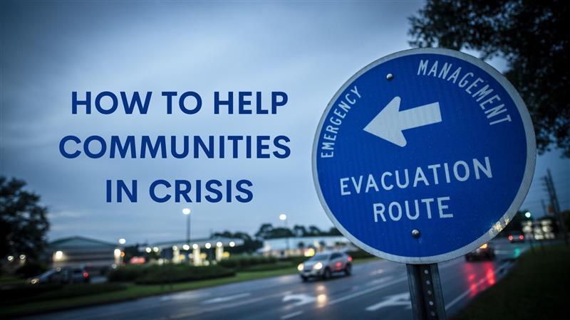 How To Help Communities In Crisis - The Balancing Act